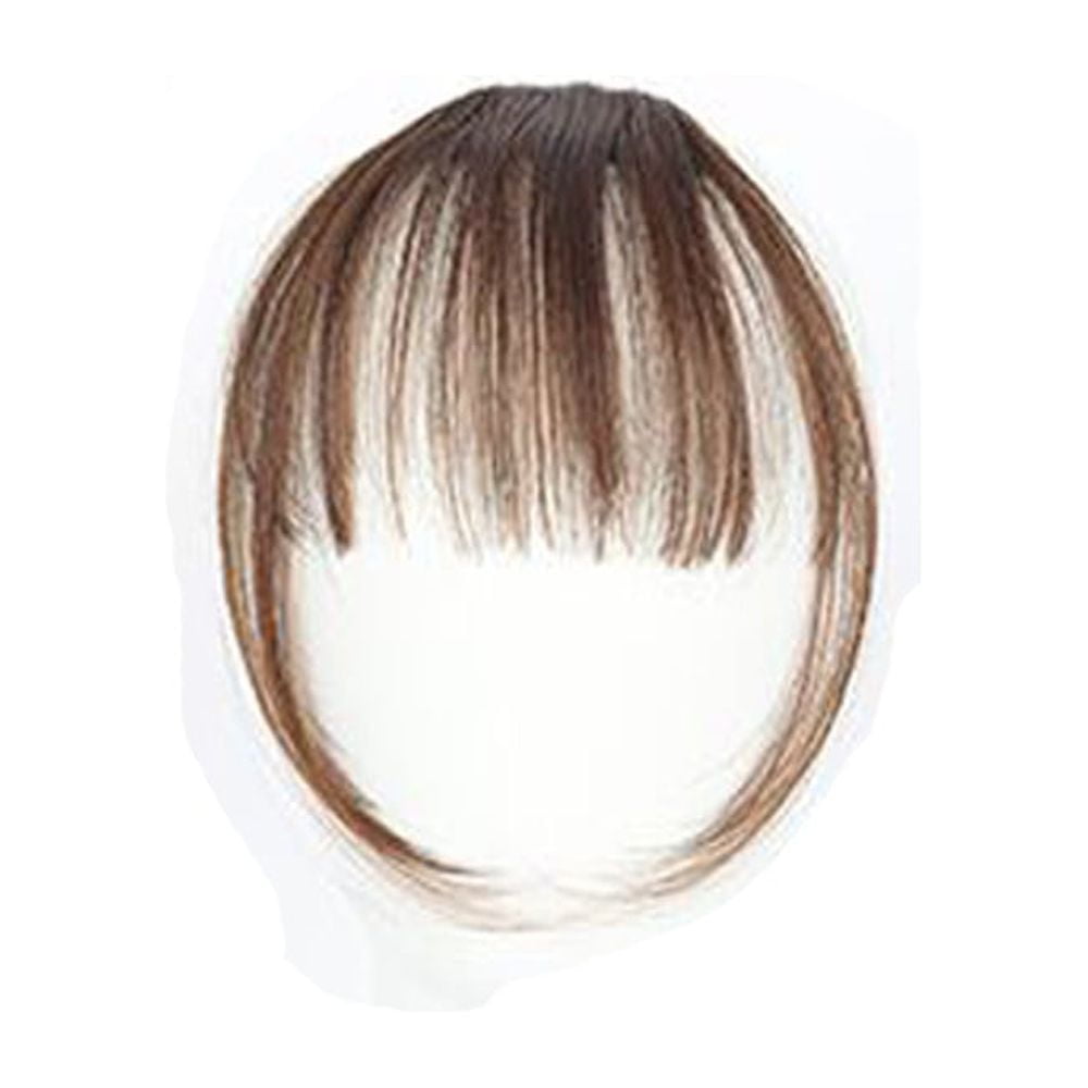 Ruefapy Clip in Air Bangs Human Hair Extensions One Piece Front Neat ...
