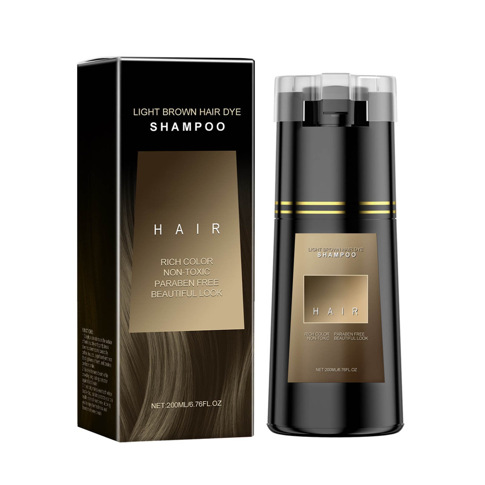 Ruefapy Hair Dye Shampoo, Hair Instant Dye Shampoo, Hair Dye Shampoo 3 ...