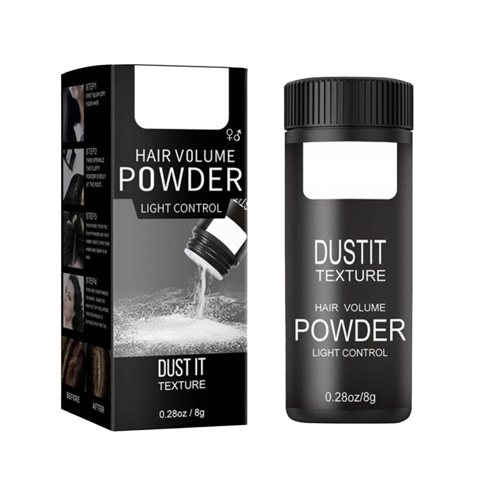 Ruefapy Hair Styling Powder, Unisex Root Hair Volume Powder, Matt Look ...