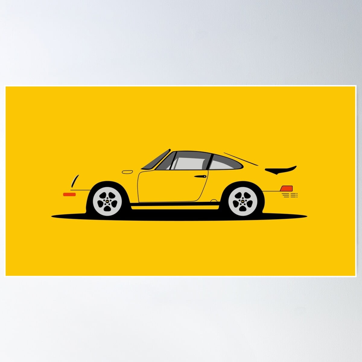 Ruf Ctr Poster Wall Art, Modern Wall Decor, 8x12 UNFRAMED - Walmart.com