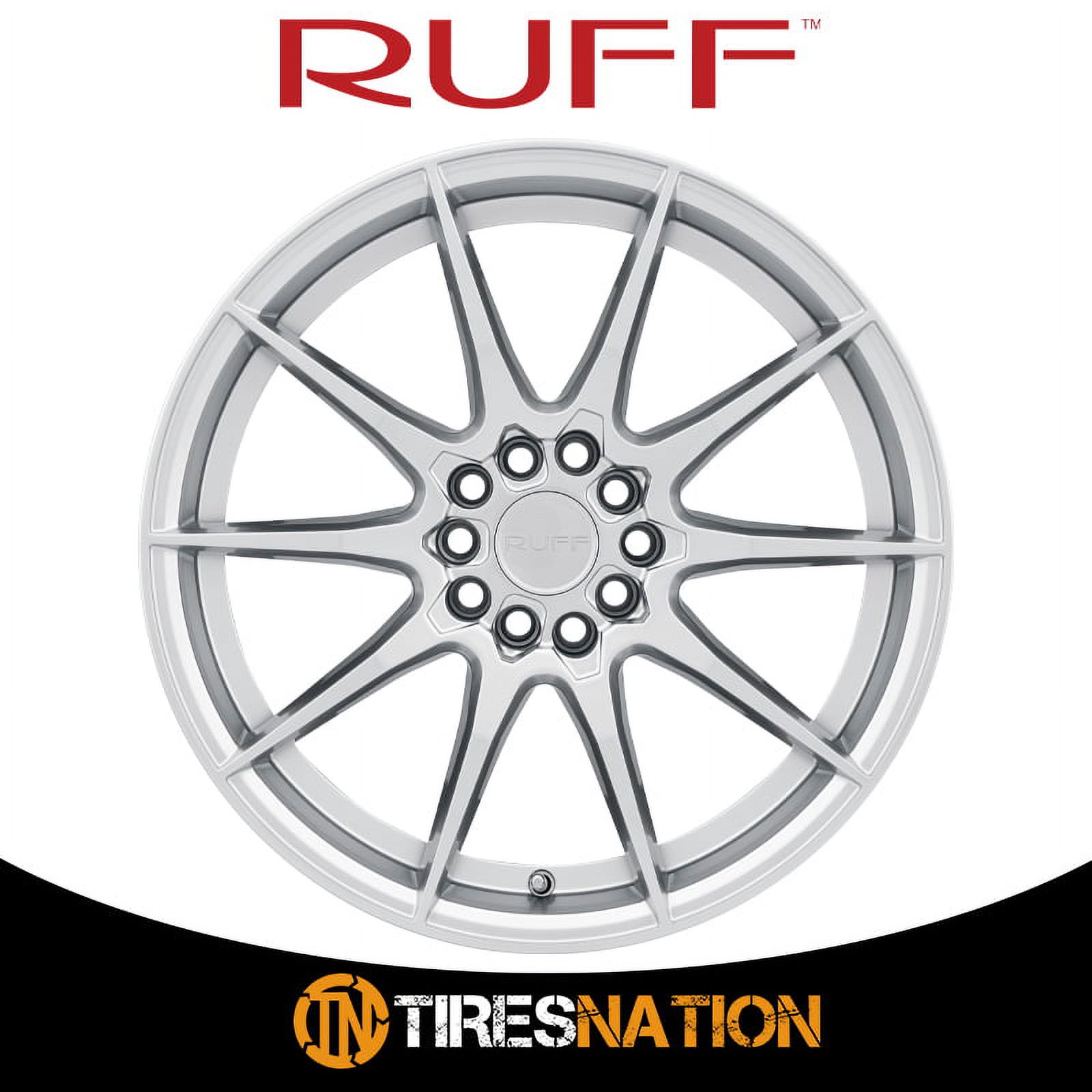 Ruff Aluminum Rim SPEEDSTER 17X7.5in Hyper Silver Finish ...