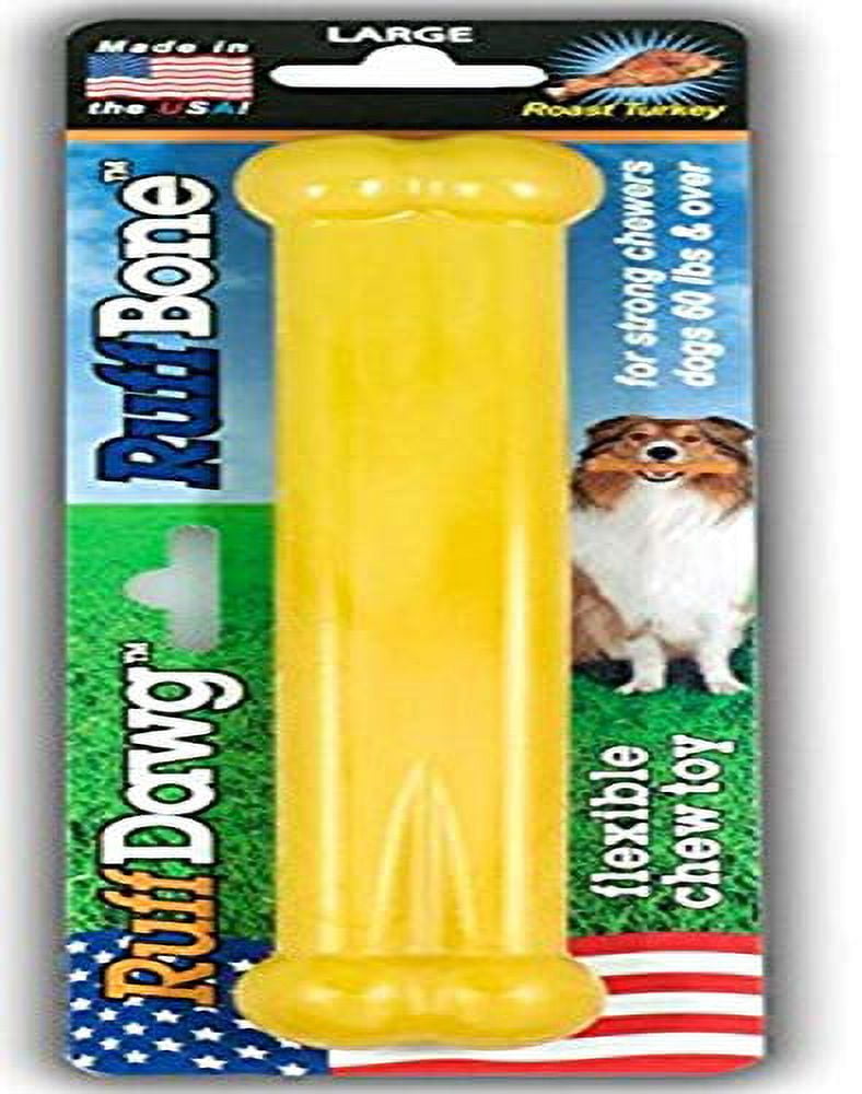 Ruff Dawg Ruff Bone Roast Turkey Flavored Chew Toy, Large Pet_Toy ...