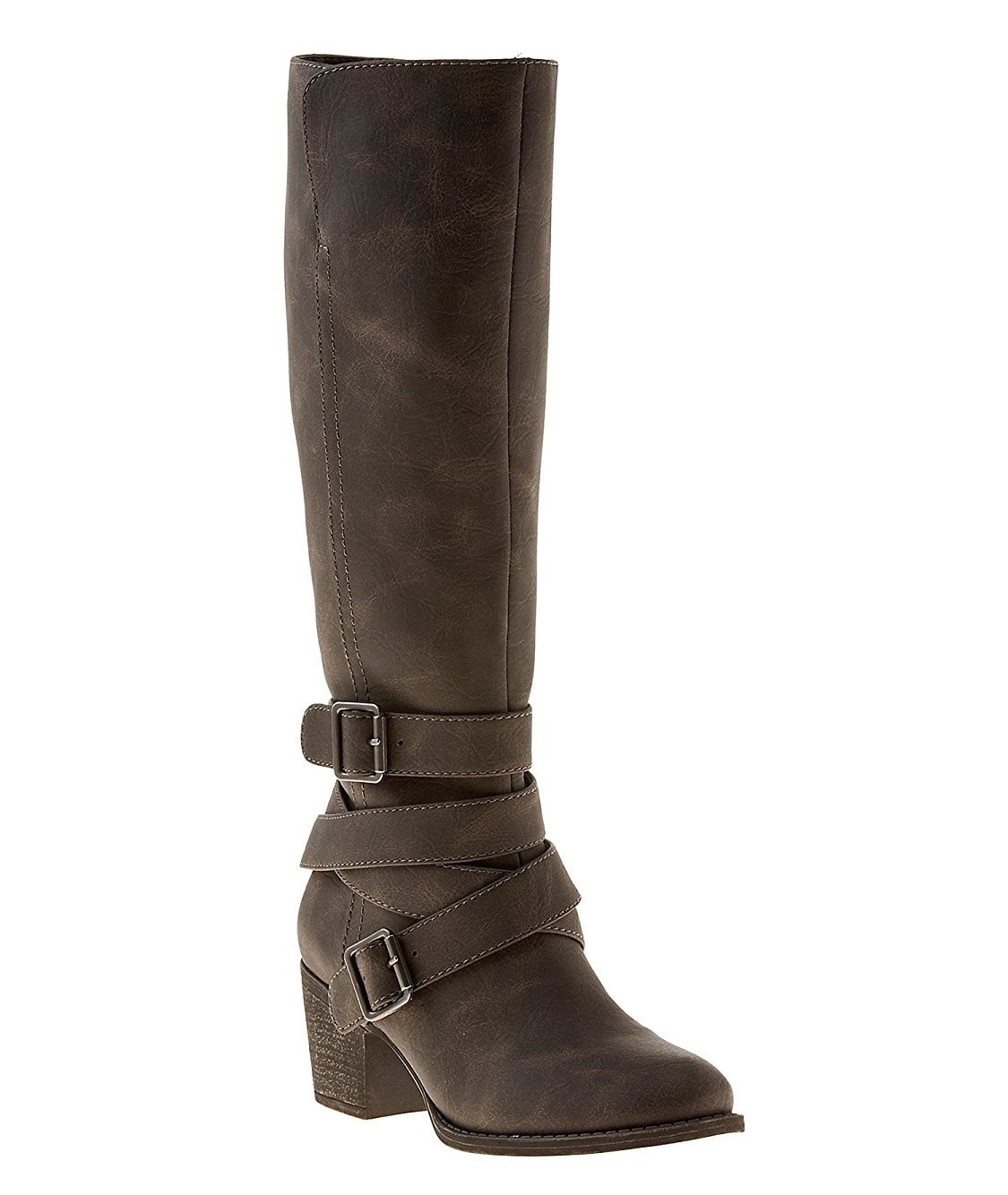 Ruff Hewn "Maddock Casual Tall Boots Smoke 6.5 M - Walmart.com