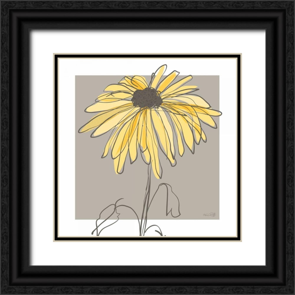 Ruff, Kris 12x12 Black Ornate Wood Framed with Double Matting Museum ...
