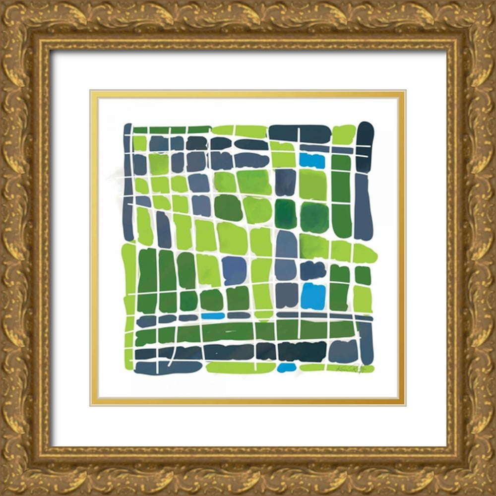 Ruff, Kris 20x20 Gold Ornate Wood Framed with Double Matting Museum Art ...