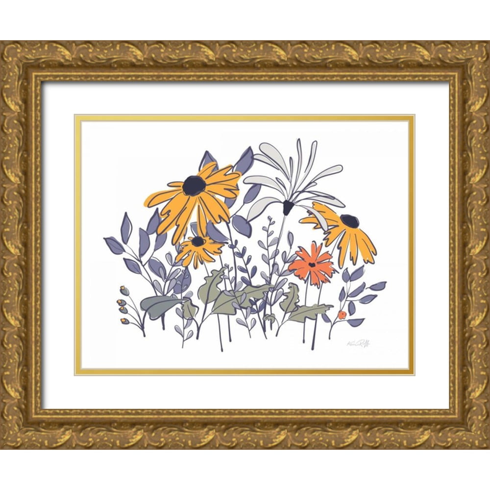 Ruff, Kris 24x19 Gold Ornate Wood Framed with Double Matting Museum Art ...