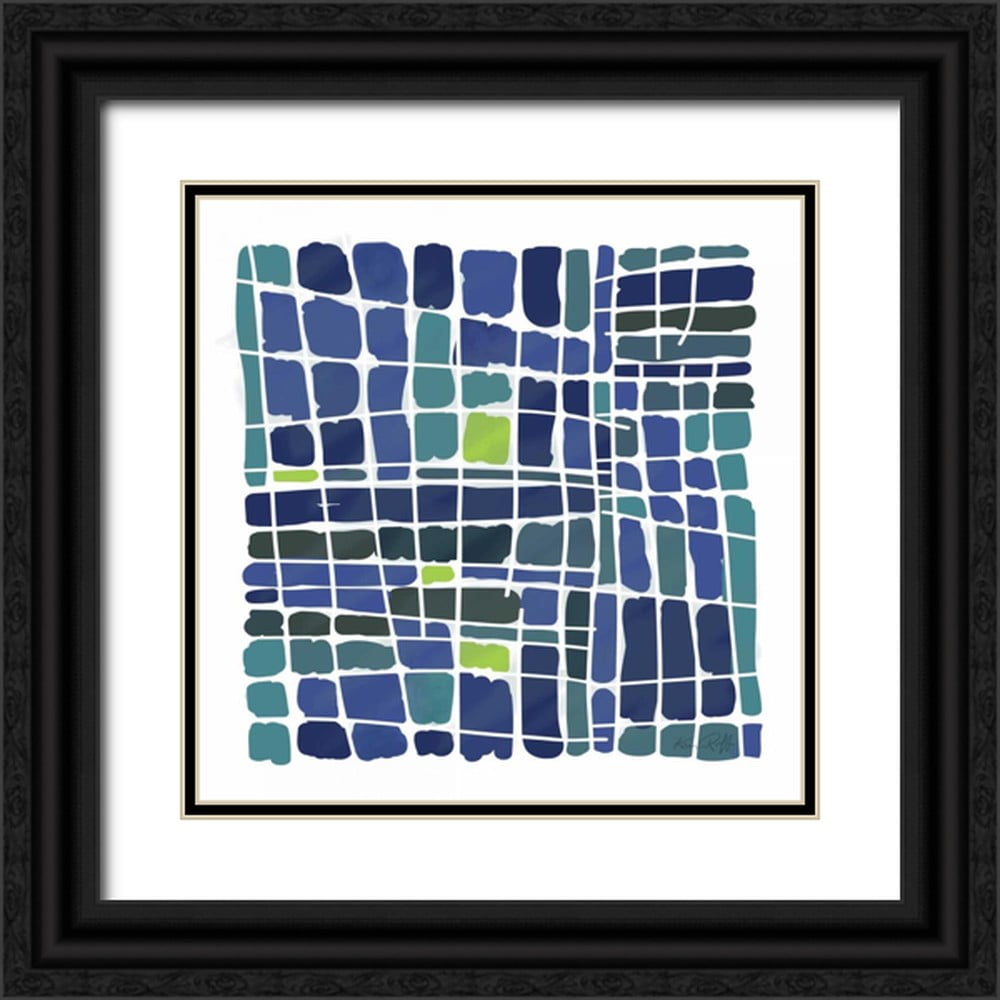 Ruff, Kris 26x26 Black Ornate Wood Framed with Double Matting Museum ...