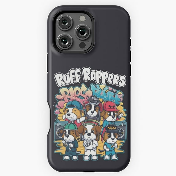Ruff Rappers Kawaii Cute Hip Hop Phone Case for iPhone 16 15 14 13 12 11 Pro Max - Walmart.com
