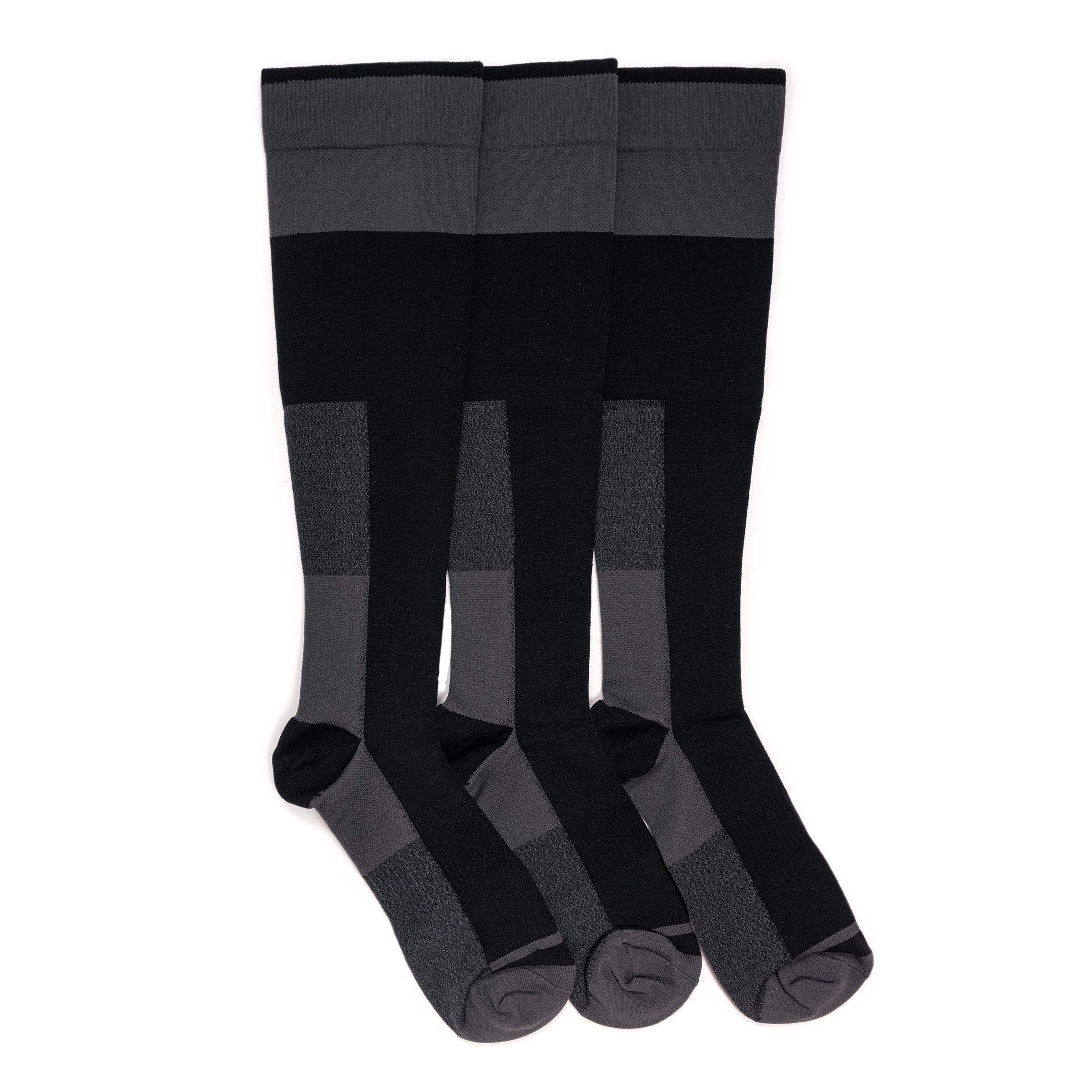 Ruff & Tuff Mens Work Wear Tall Nylon Blend Compression Socks (3 Pair ...