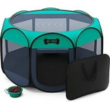 Ruff 'n Ruffus Portable & Collapsible Indoor Puppy Pen | Playpen with ...