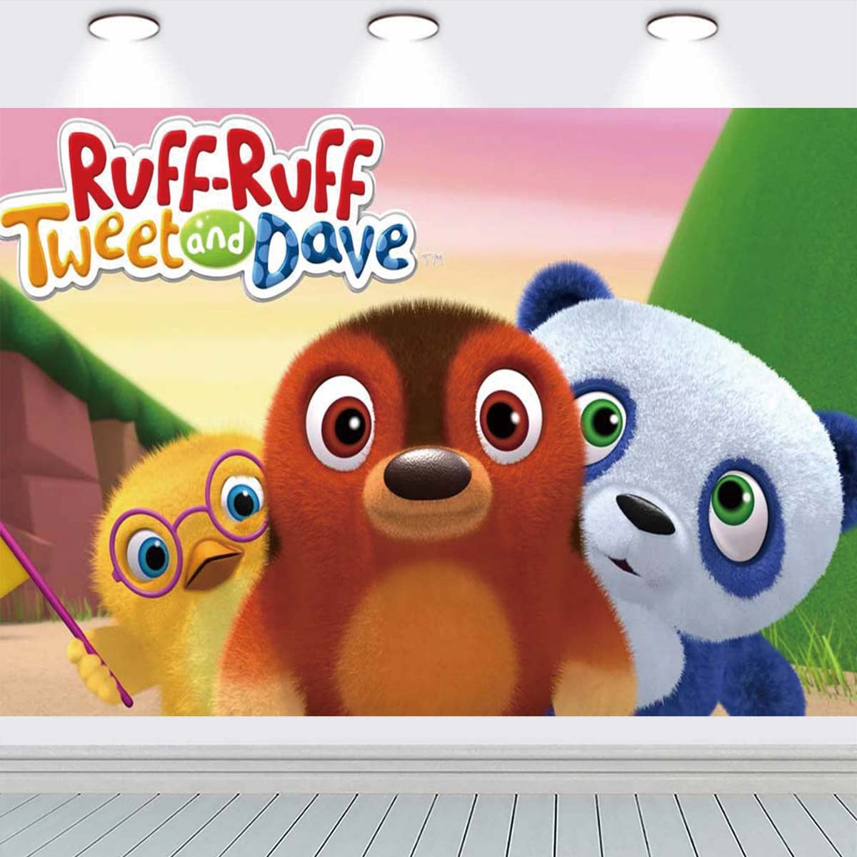Ruff ruff tweet and dave school Backdrop Taspestry Banner Party ...
