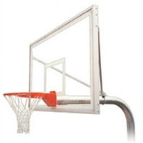 Collegiate Jam Direct Mount Basketball System, 5” Square Post, 42” x 60 ...