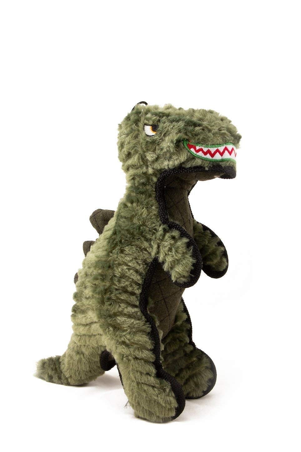 Steel Dog USA Ruffian T-Rex Dog Toy – Large Plush, Tennis Ball Body ...