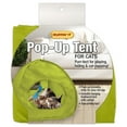 Ruffin' It Pop Up Cat Tent - Blue/Green/Orange - Assorted - Walmart.com