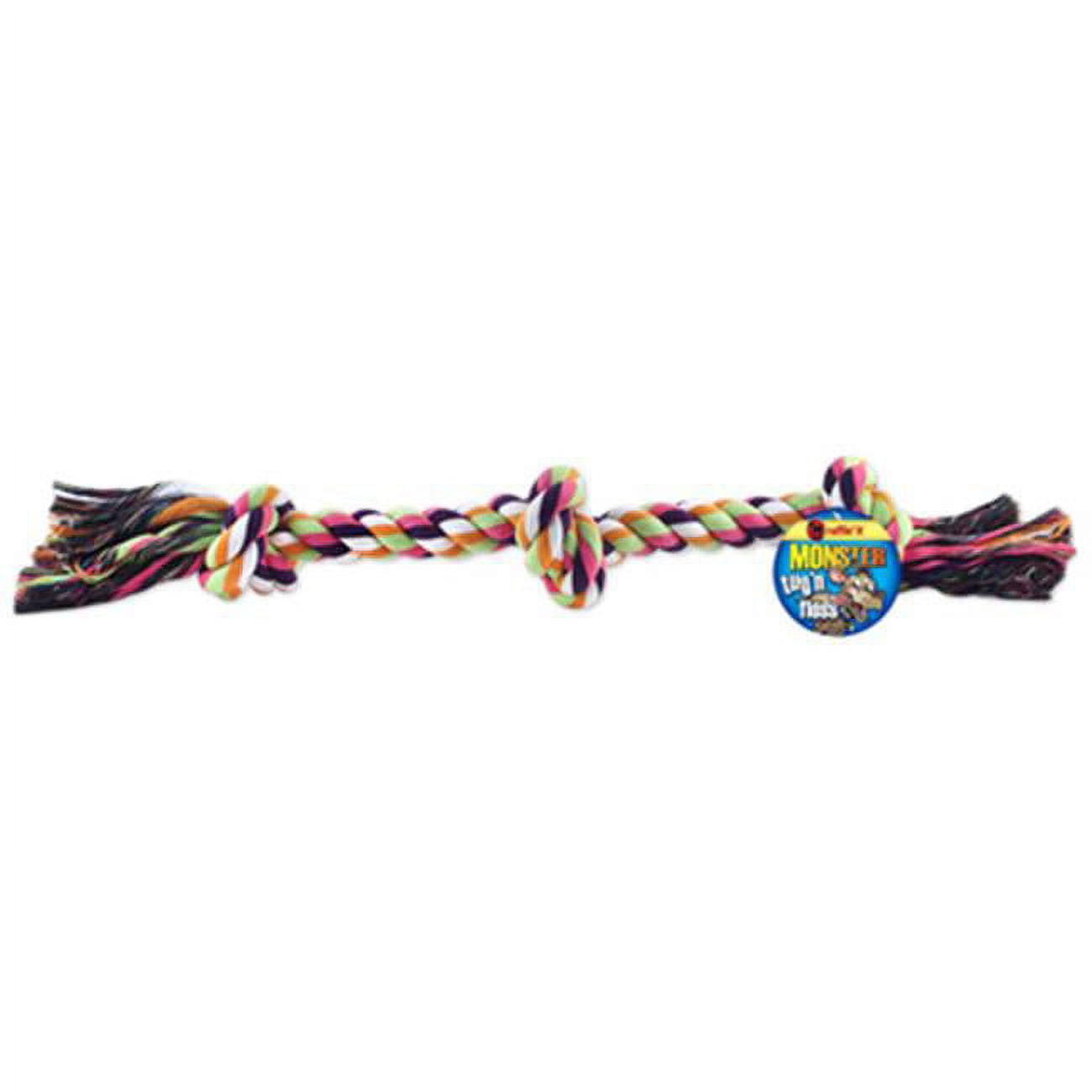 Ruffin' It Tug 'n Floss Rope Monster - 24" Interactive Dog Toy ...