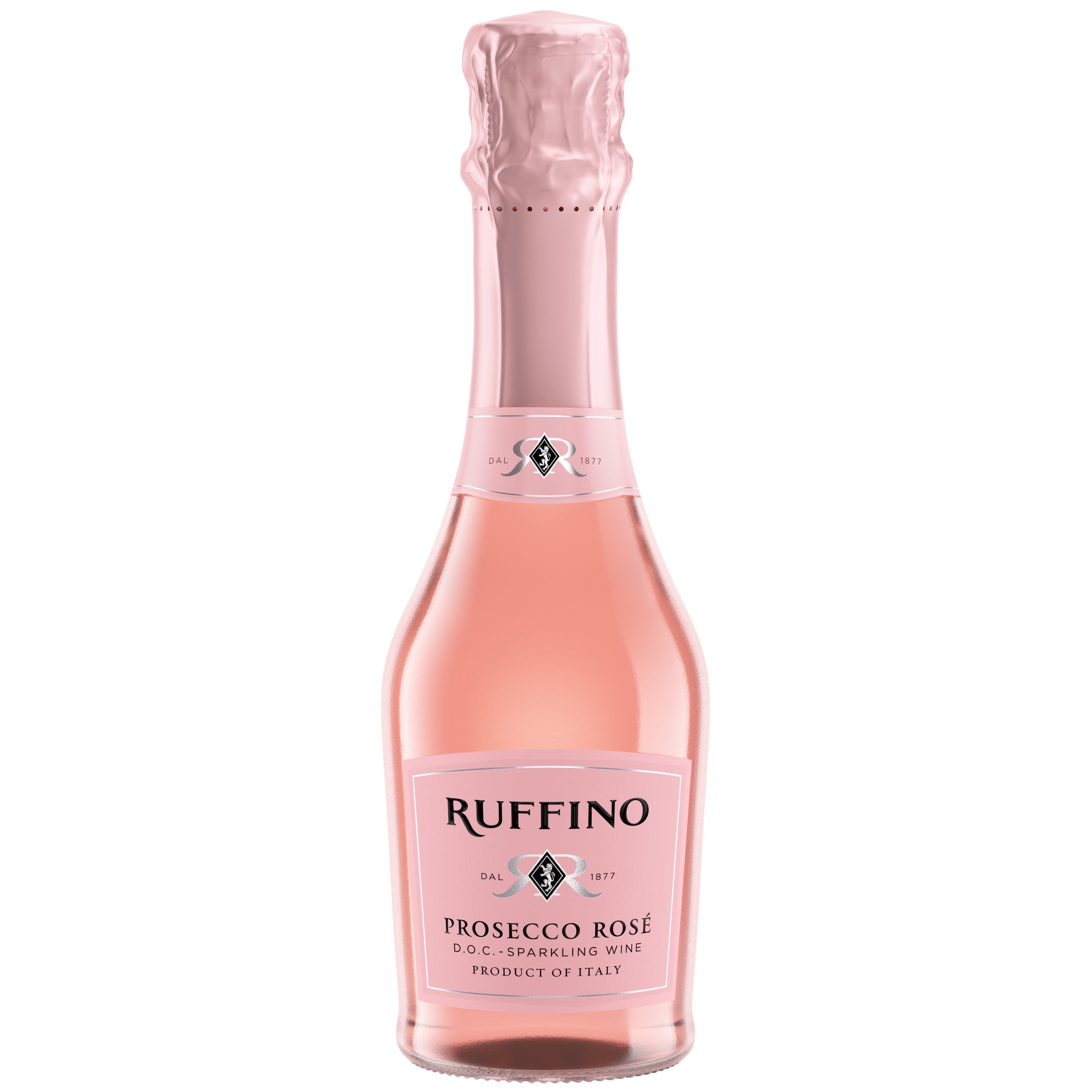 Ruffino Prosecco Rosé Italian Sparkling Wine, 187ml Mini Bottle, 11% ...