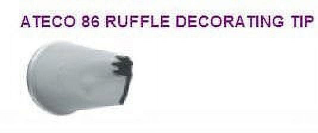 Ruffle Cake / Cupcake Decorating Round Tip #86. 2pack - Walmart.com