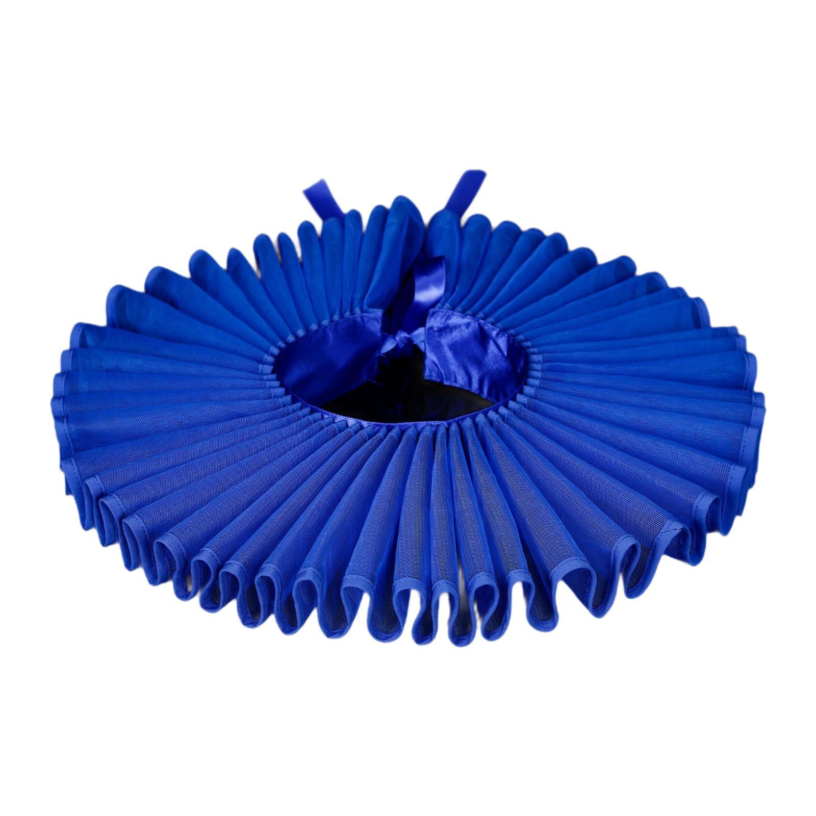 Ruffle Collar Clown Collar Elizabethan Neck Ruff Mesh Material ...