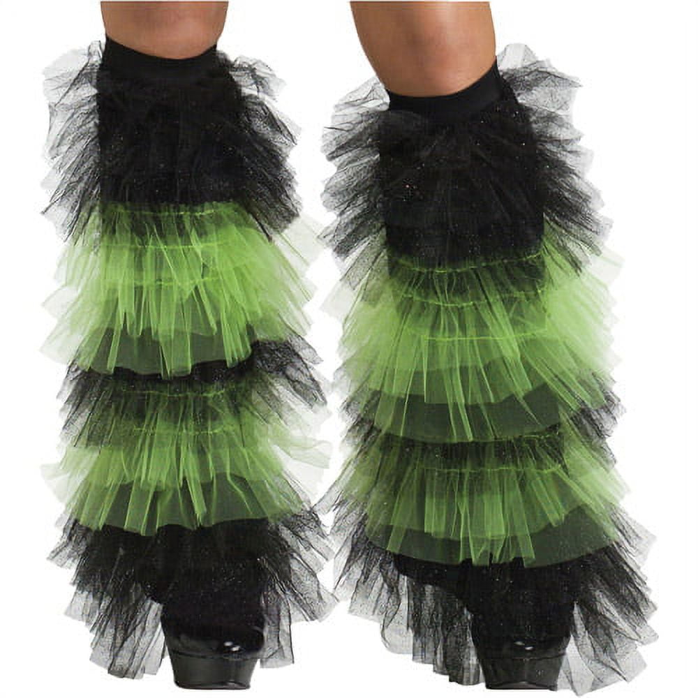 Ruffle Tulle Boot Covers Adult Halloween Accessory - Walmart.com