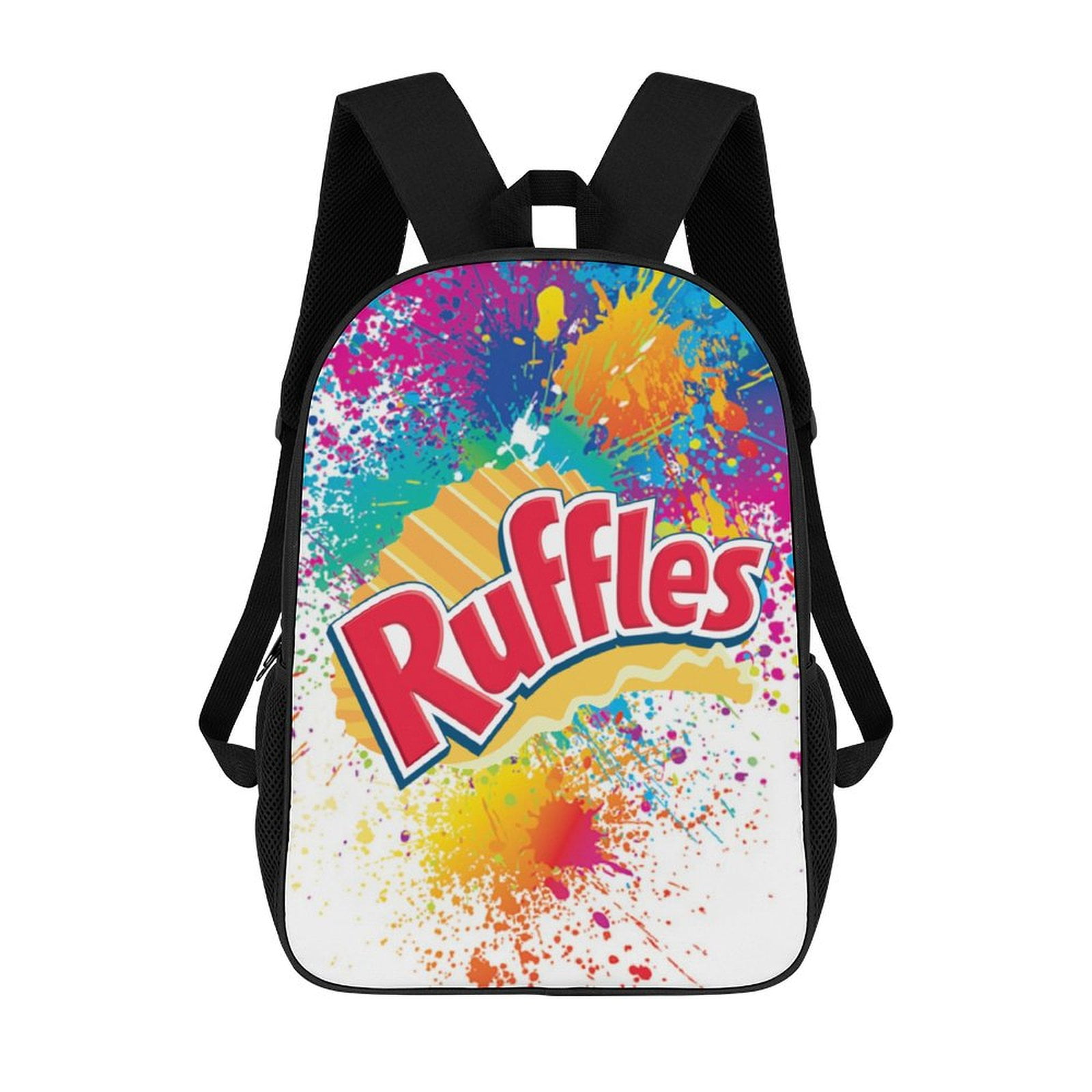 Ruffles Backpack, 17 Inch Large Capacity Laptop Backpack, Unisex Adults ...
