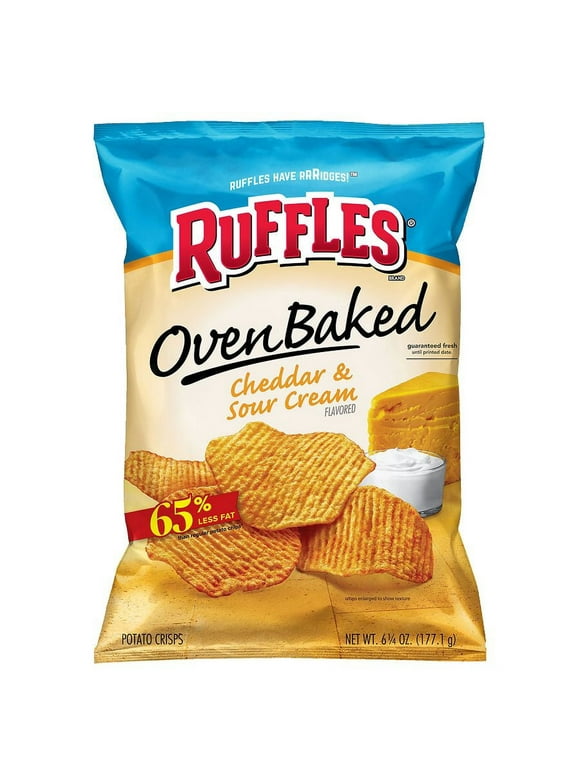 Cheddar and Sour Cream Ruffles in Chips - Walmart.com