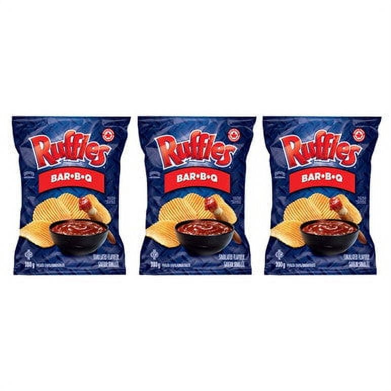 PepsiCo Ruffles Bar-B-Q Potato Chips, 200g 3-Pack, Imported from Canada ...