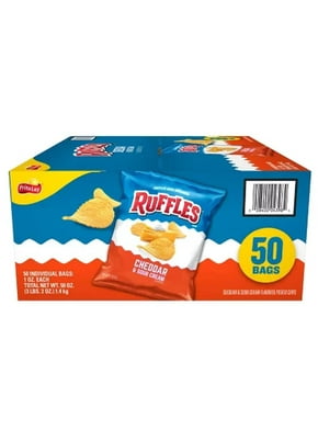 Cheddar and Sour Cream Ruffles in Chips - Walmart.com