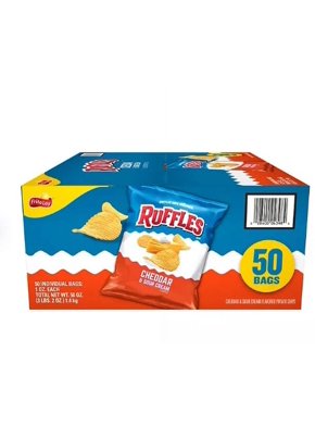 Cheddar and Sour Cream Ruffles in Chips - Walmart.com