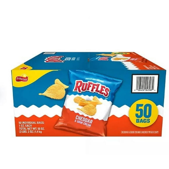 Cheddar and Sour Cream Ruffles in Chips - Walmart.com