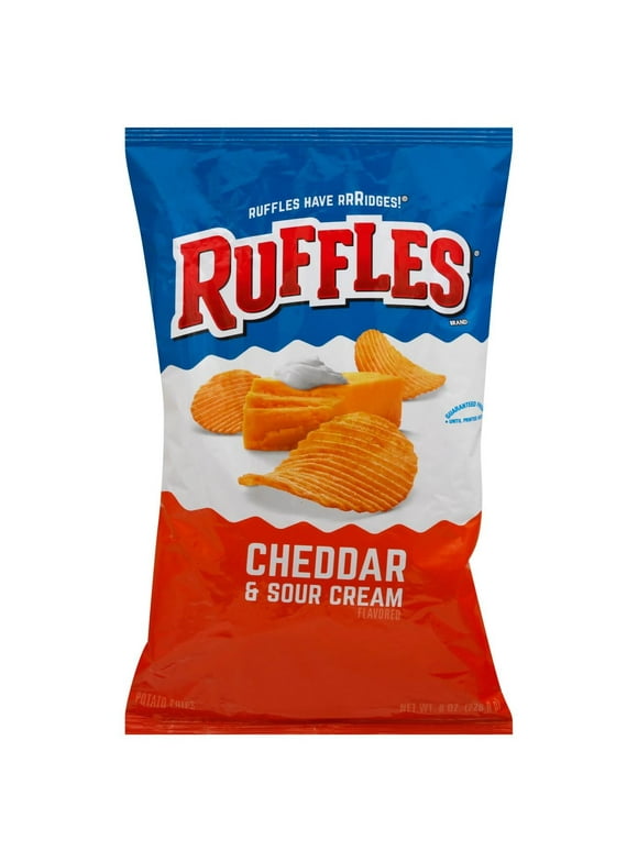 Cheddar and Sour Cream Ruffles in Chips - Walmart.com