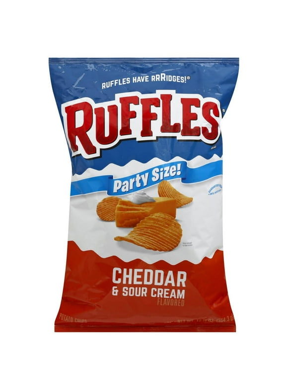 Cheddar and Sour Cream Ruffles in Chips - Walmart.com