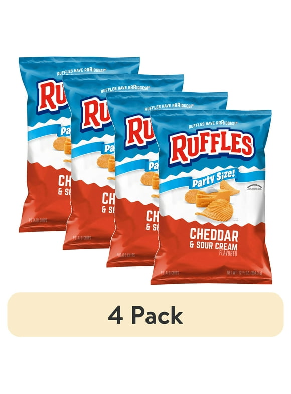 Cheddar and Sour Cream Ruffles in Chips - Walmart.com