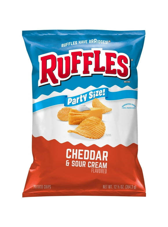 Cheddar and Sour Cream Ruffles in Chips - Walmart.com