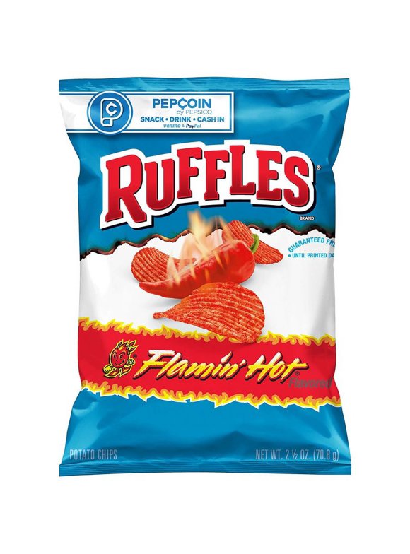 Ruffles Flamin' Hot in Chips - Walmart.com