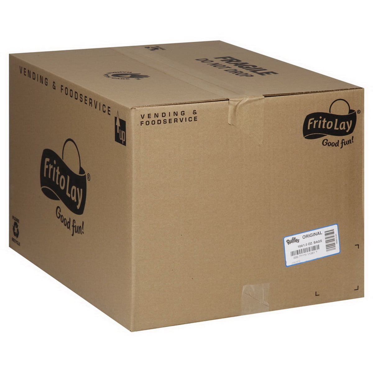 Ruffles Original Potato Chips, 1 Ounce, 104 Per Case - Walmart.com