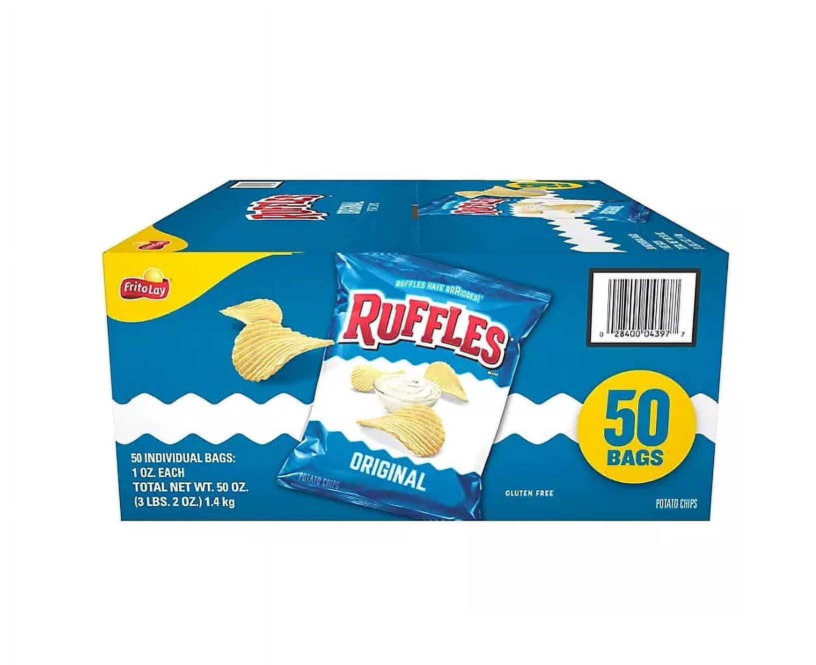 Brandclub - Ruffles Original Potato Chips Multipack (1 oz., 50 ct.)
