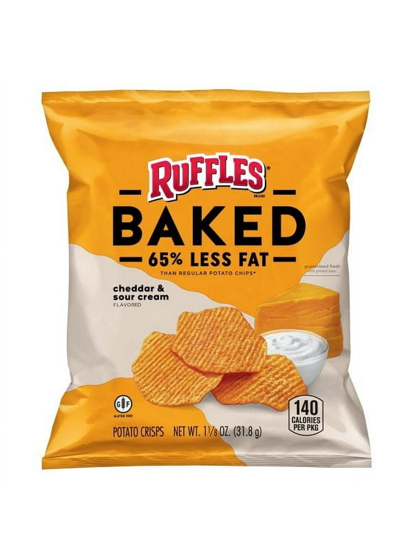 Cheddar and Sour Cream Ruffles in Chips - Walmart.com