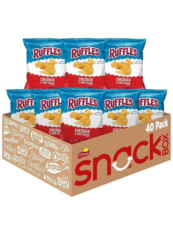 Cheddar and Sour Cream Ruffles in Chips - Walmart.com