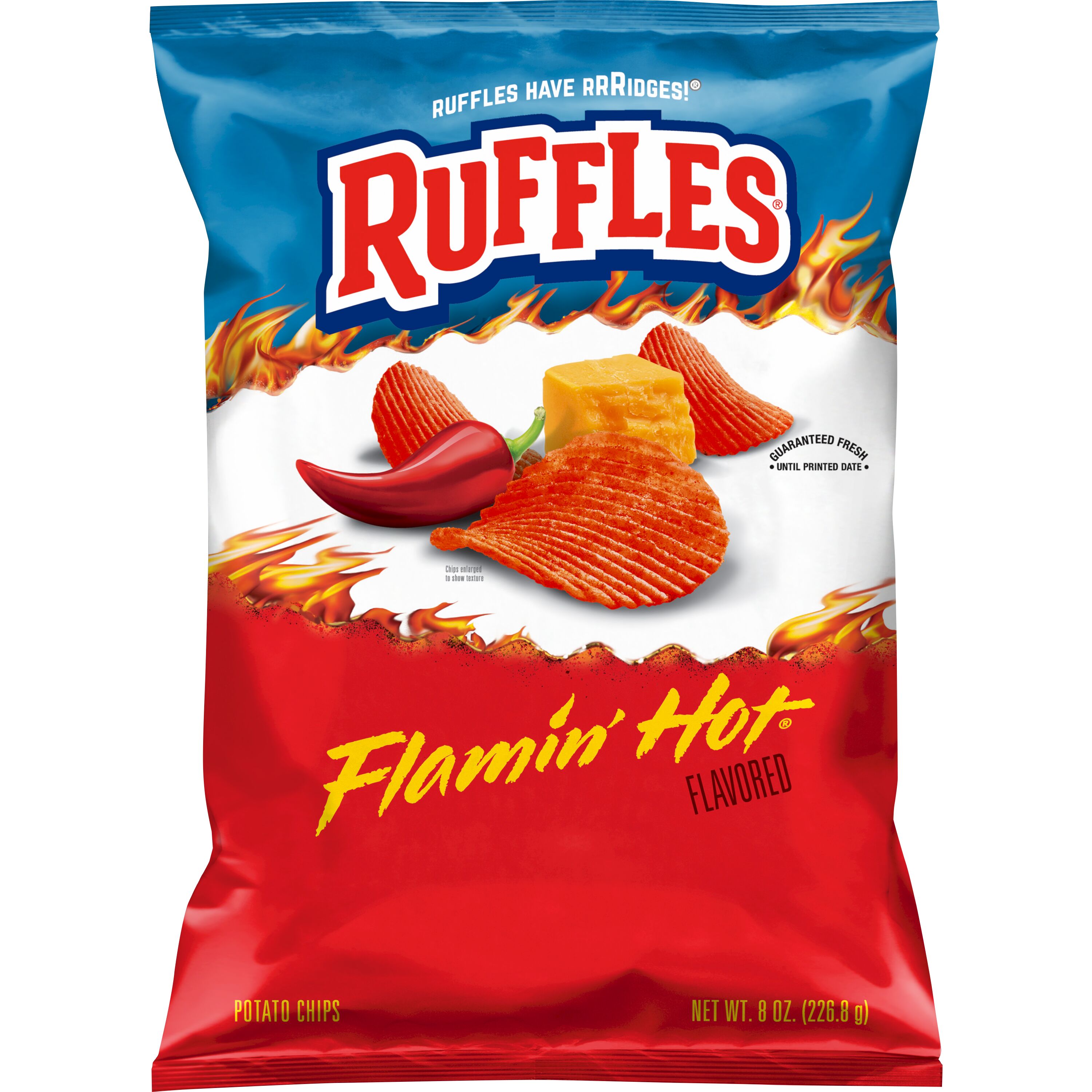 Old Vienna Riplets Red Hot Potato Chip, 5 Oz. - Walmart.com