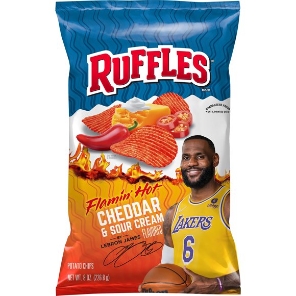 Ruffles Flamin' Hot in Chips - Walmart.com