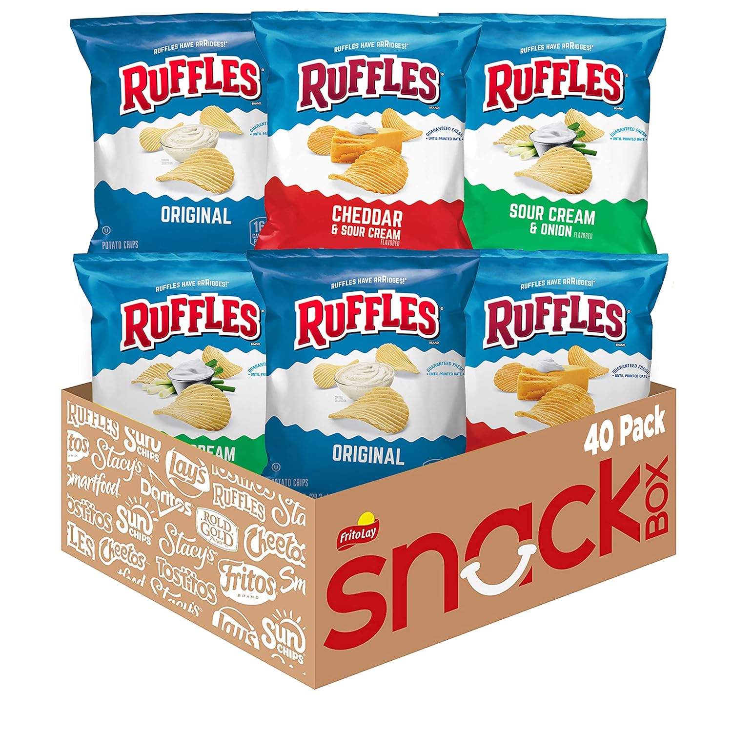 Ruffles Jalapeno Ranch Potato Chips 8 5 Oz Bag