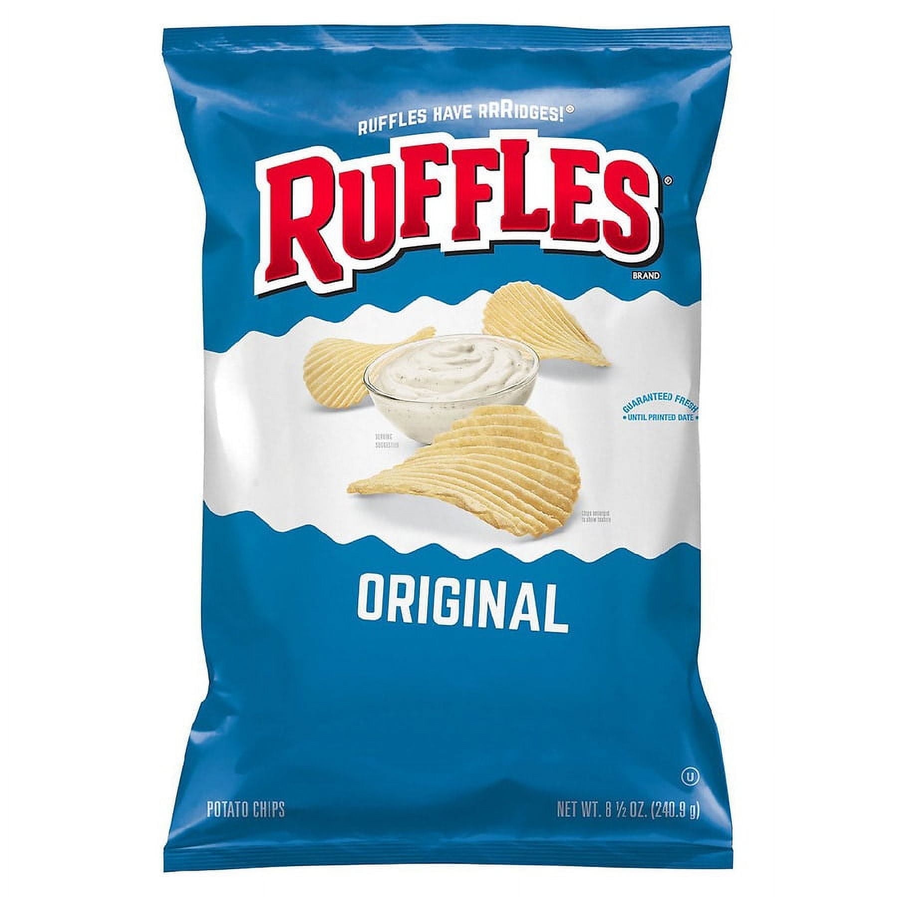 Ruffles Regular Regular 8.5 oz - Walmart.com