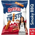 Ruffles Ridge Twists Smoky BBQ Flavored Snack Chips, 1.75 oz Bag ...