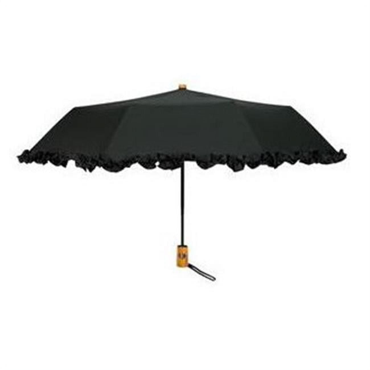 Ruffles Ruffle-Black Umbrella - Walmart.com