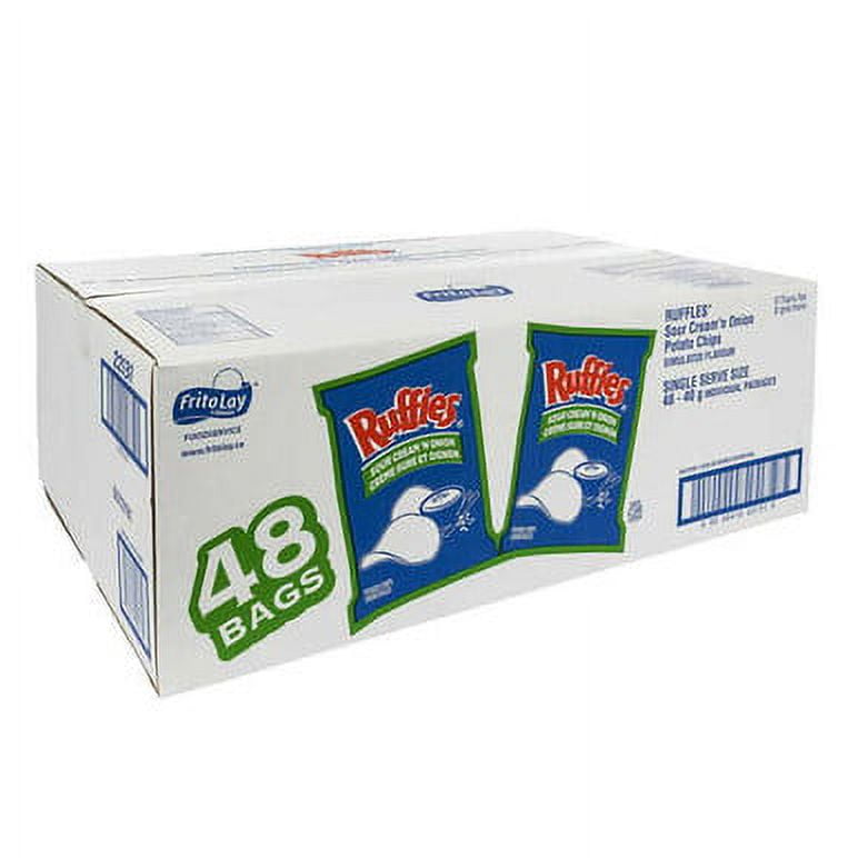 Ruffles Sour Cream and Onion Potato Chips - 40g / Unit (48 Units/Case ...