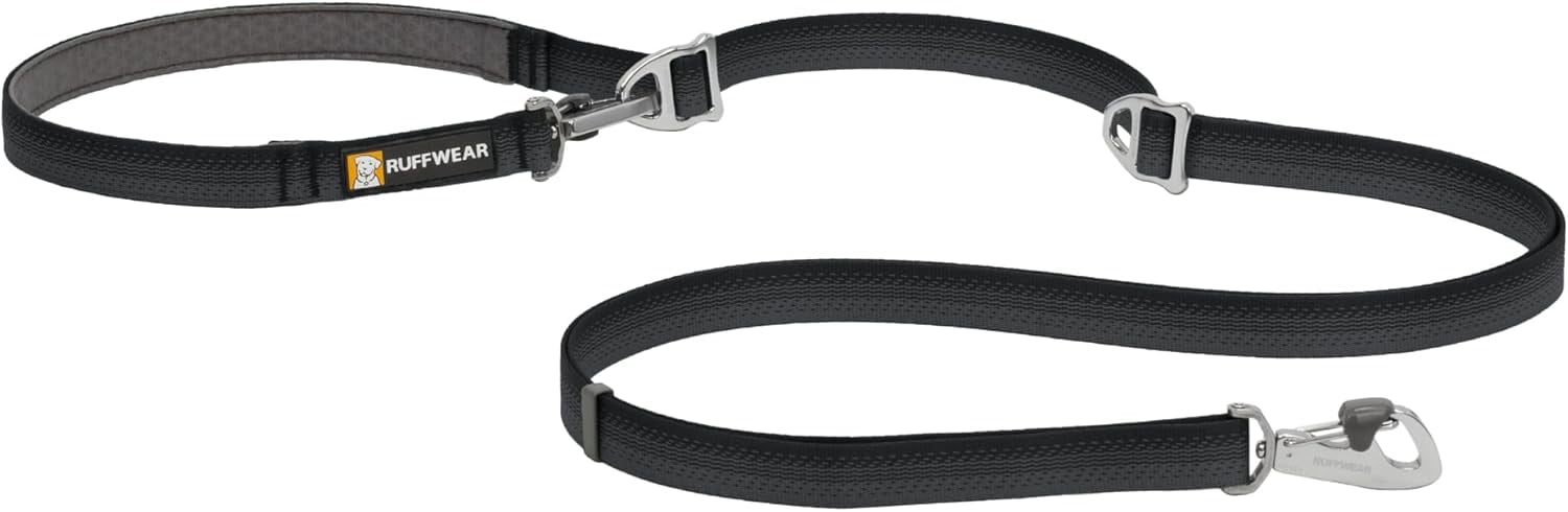 Ruffwear, Switchbak Dog Leash, Convertible & Adjustable Lead for Everyday Use, Basalt Gray ...