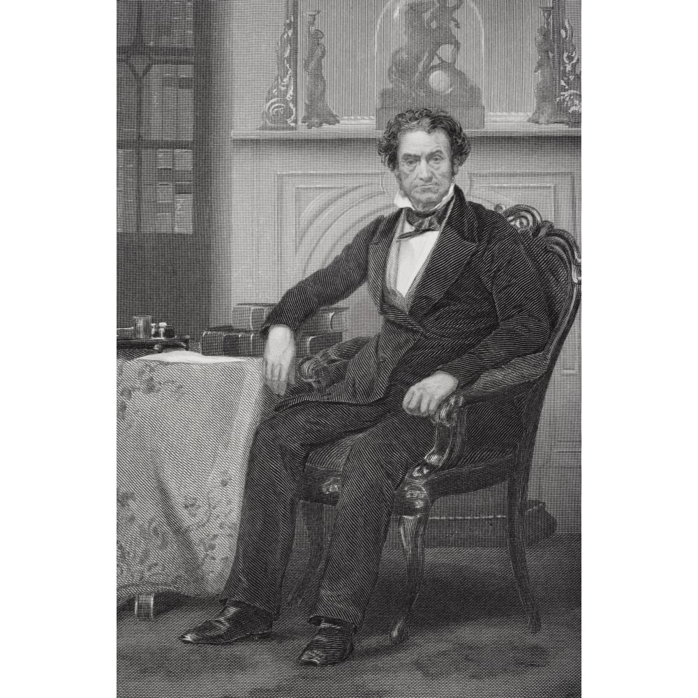 Rufus Choate 1799 To 1859. American Lawyer And Orator. From Painting By ...