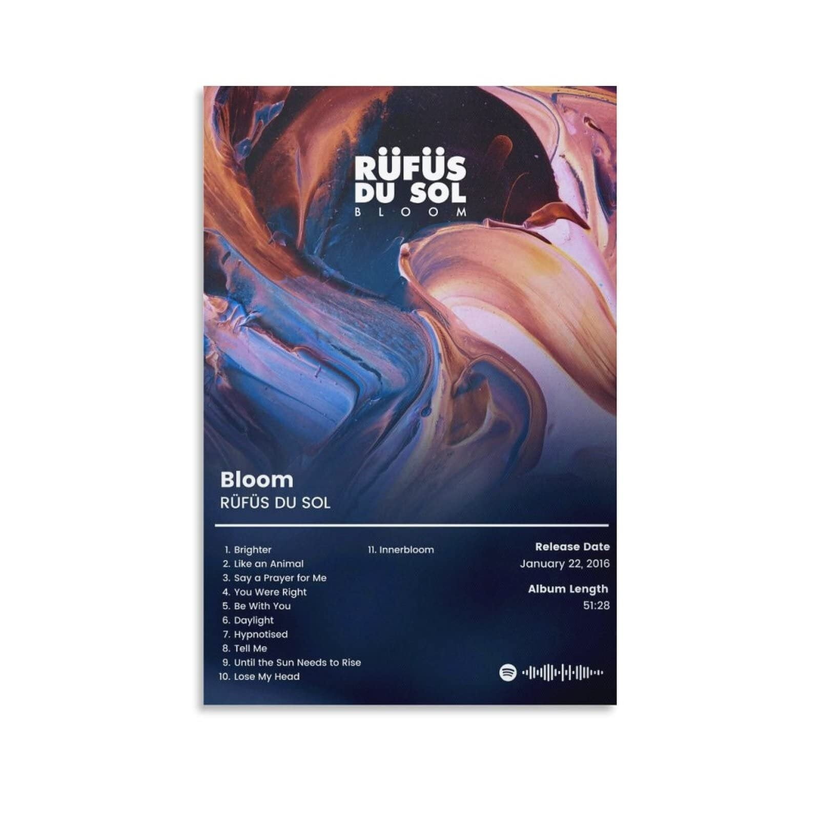 Rufus Du Sol Bloom Poster 01 Canvas Poster Bedroom Decoration Landscape ...
