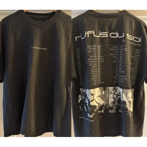 Rufus Du Sol Inhale/Exhale Tour Merch 2025 Concert All Sizes T-shirt ...