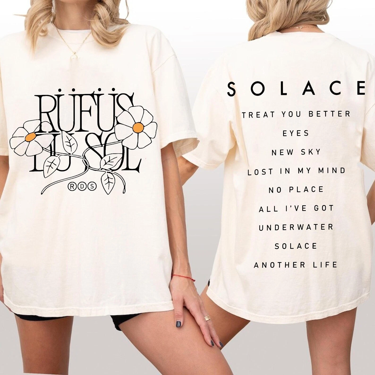 Rufus Du Sol Solace Album Album Tour Dates 2025 Tee - Walmart.com